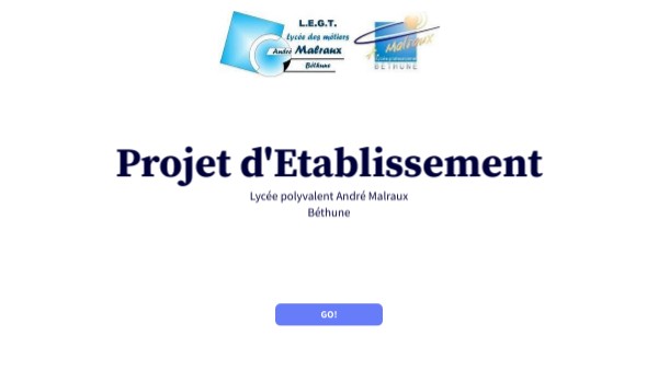 Projet d'Etablissement | Genially