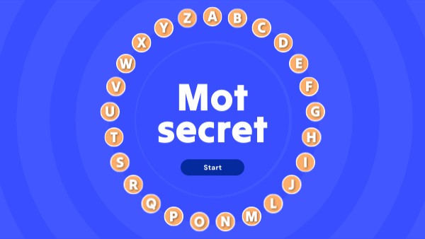 Mot secret - Regarde sans complex | Genially