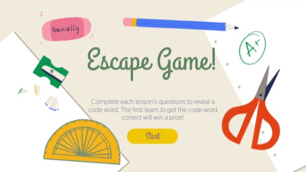 Escape Game! | Genially