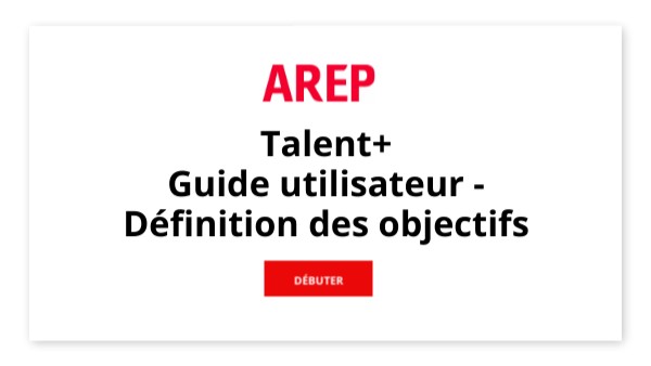Guide- Définition des objectifs | Genially