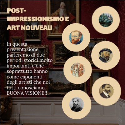 POST-IMPRESSIONISMO E ART NOUVEAU | Genially