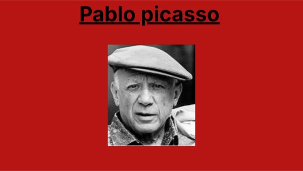 Pablo picasso | Genially