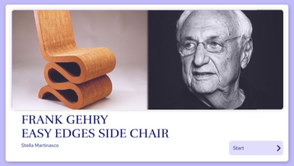 Frank gehry, easy edges side chai | Genially