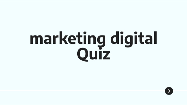 marketing digital Quiz | Genially