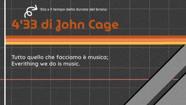4'33 di John Cage | Genially