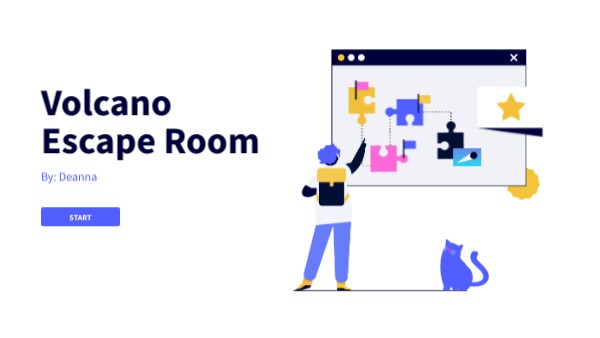 VolcanoEscape Room | Genially