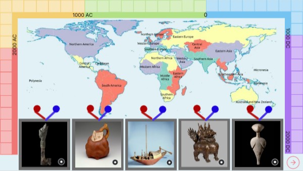 Time map game | Genially