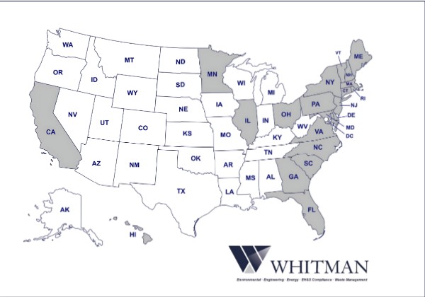 Whitman Map of PE Licensing | Genially