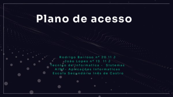 Plano de acesso | Genially