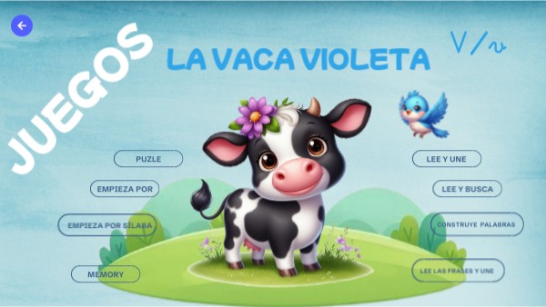 Juegos La vaca Violeta V/v | Genially