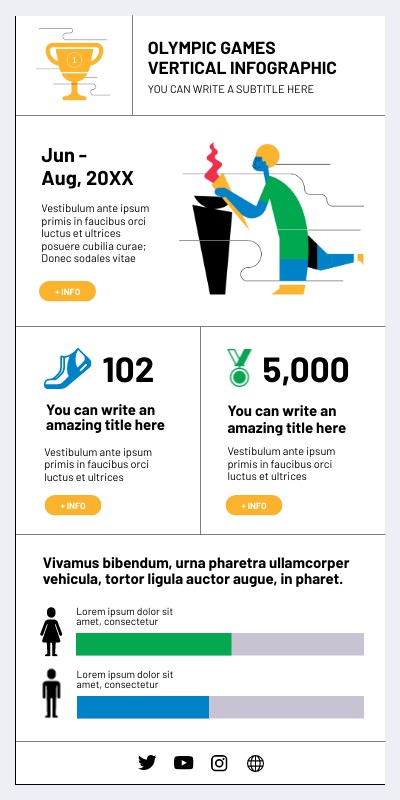 Olympics Vertical Infographic | Genially
