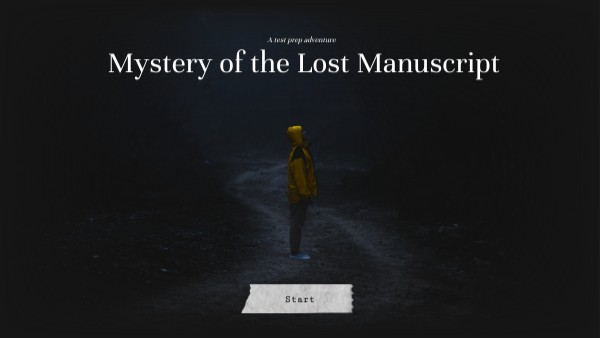Mystery of the Lost Manuscript | Genially