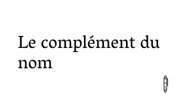 5 Bisclavret Le complément du nom | Genially