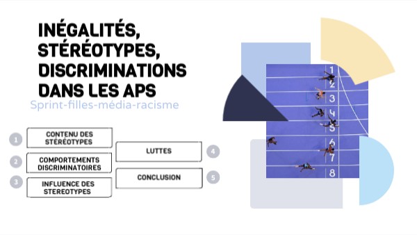 Inégalités, stéréotypes, discriminations dans les APS | Genially