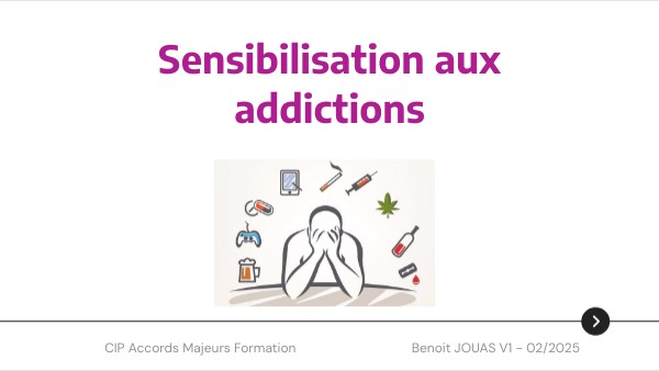 Sensibilisation aux addictions | Genially