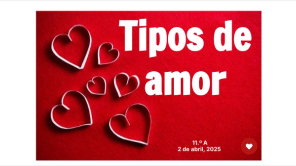 Tipos de amor | Genially