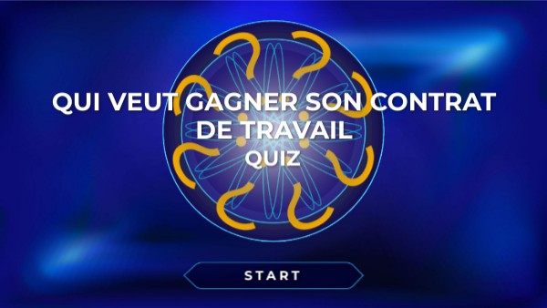 Quiz les contrats de travail en restauration | Genially