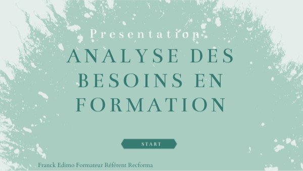 Analyse des besoins en formation IN | Genially