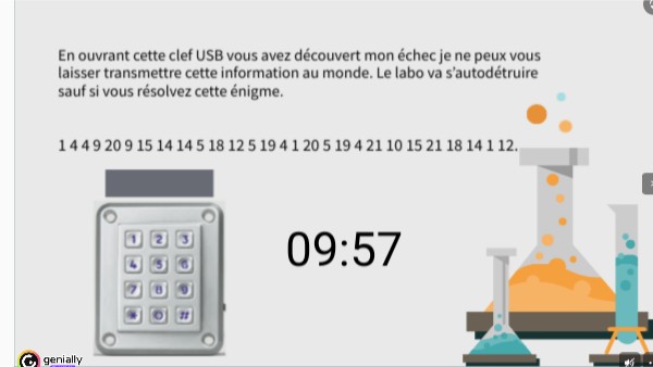 minuteur escape game | Genially