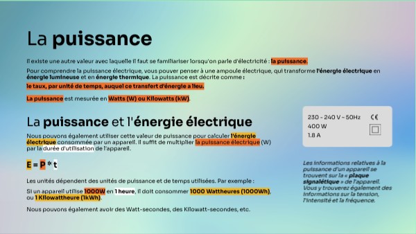 La puissance | Genially
