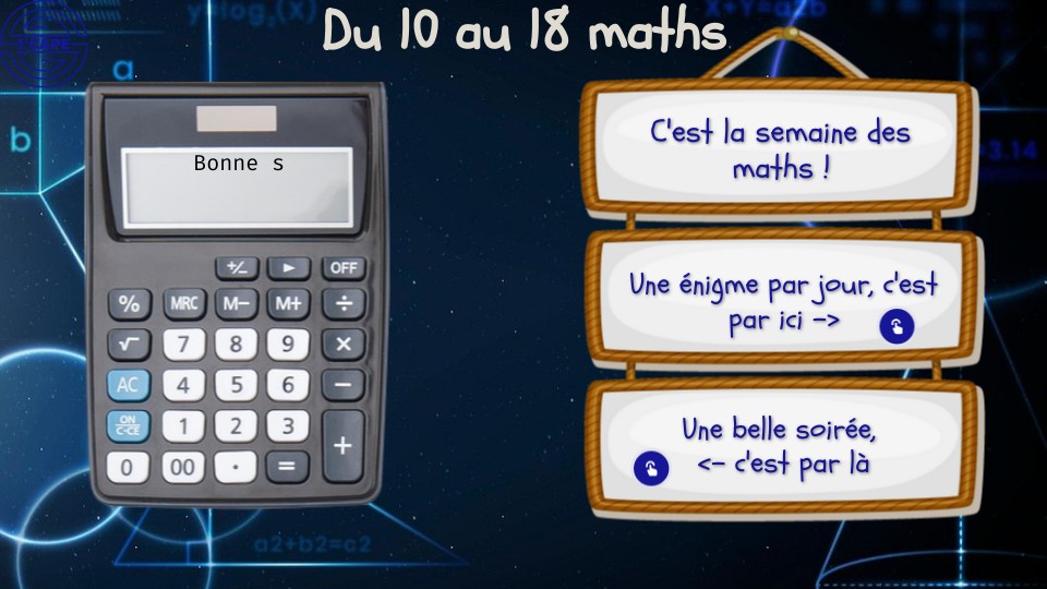 Semaine des maths 2025 | Genially