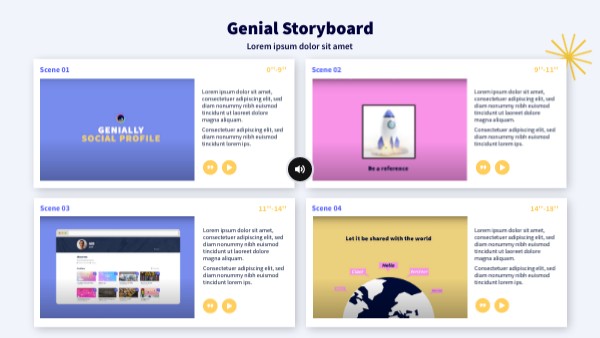Storyboard Génial | Genially