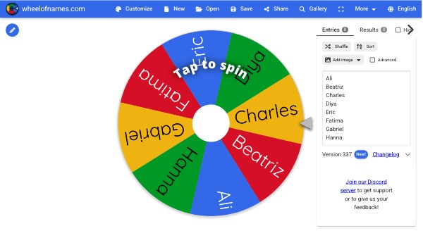 htps://wheelofnames.com/ | Genially