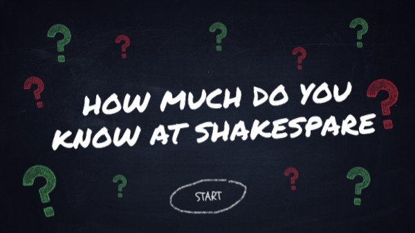 HOW MUCH DO YOU KNOW about shakespare | Genially