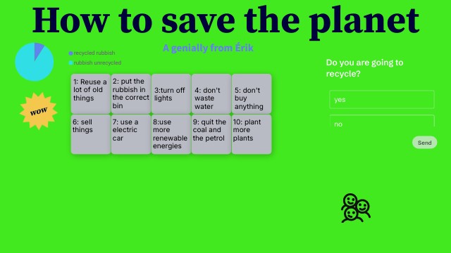 How to save the planet | Genially