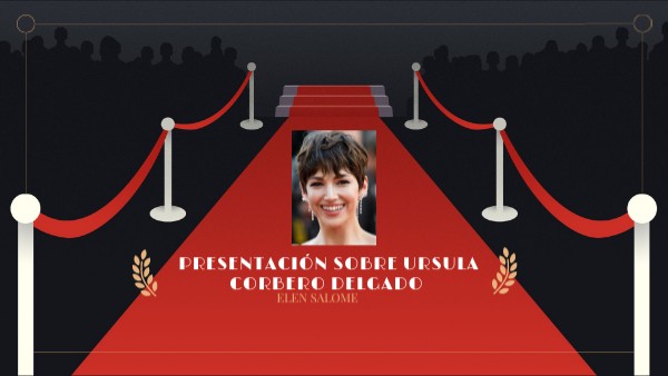 presentación sobre ursula corbero delgado | Genially