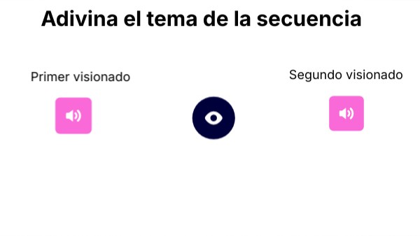 Adivina el tema de la secuencia | Genially