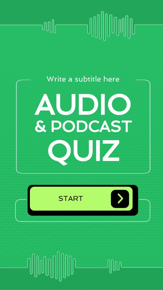 Quiz audio podcast mobile | Genially