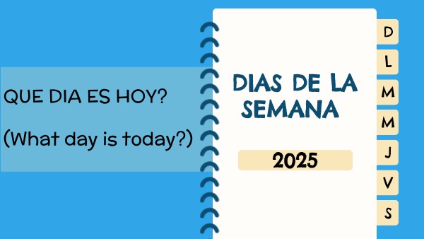 dias de la semana 7th grade | Genially