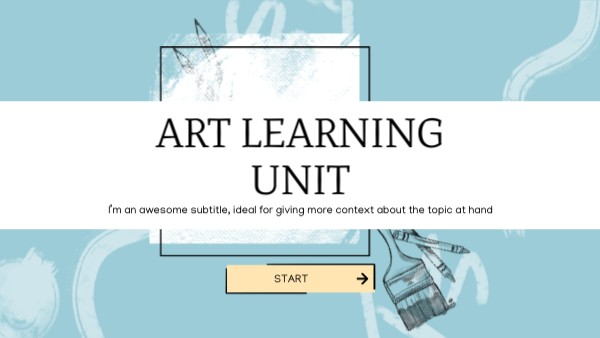 Unité d’enseignement art | Genially