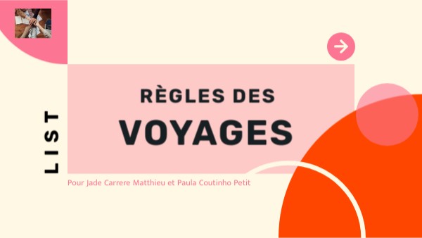 voyages | Genially