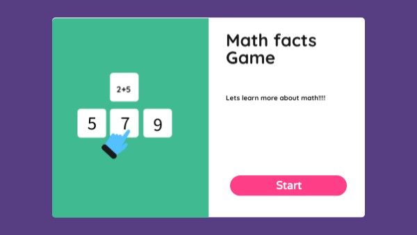 Math facts Game | Genially