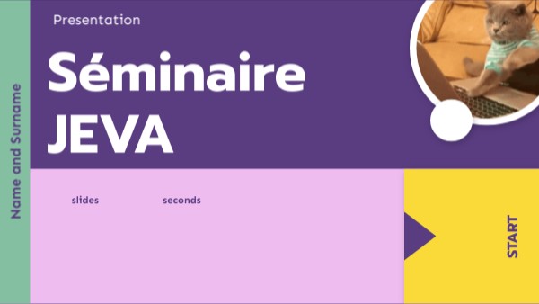 Séminaire JEVA | Genially