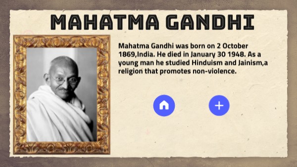 mahatma gandhi | Genially