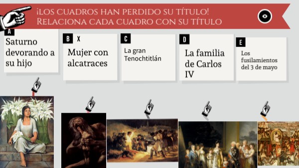 ¿Cuál es el título de estas obras? | Genially