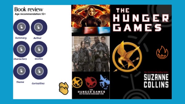 Book review Hunger games | Genially
