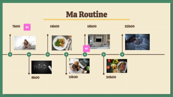 Ma Routine | Genially