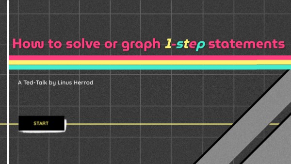 How to solve or graph 1-step statements | Genially