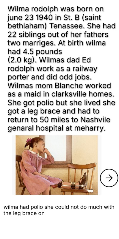 wilma rodolph | Genially