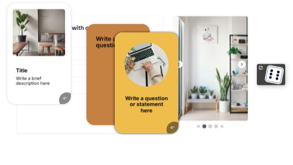 Write a question here | Genially