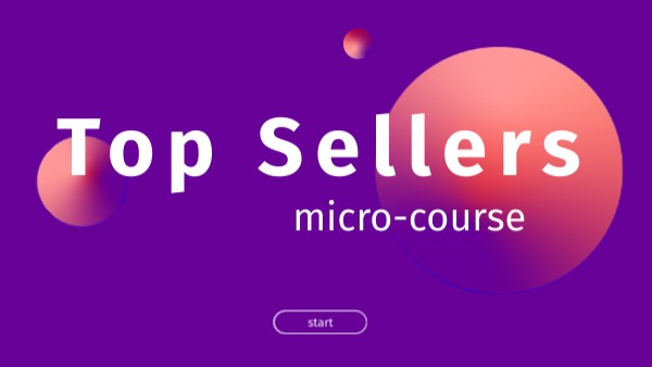 Top Sellers - OLD do not use | Genially