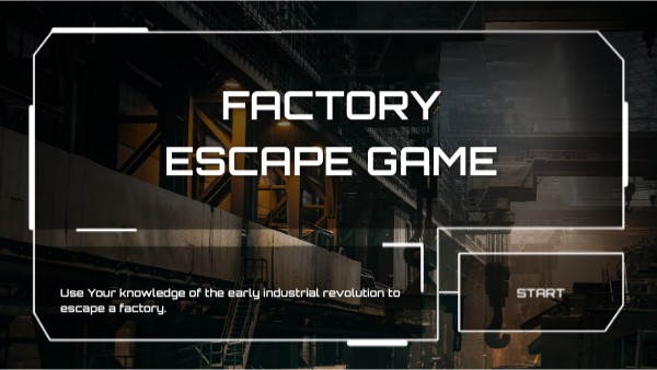Industrial Revolution Escape Game | Genially