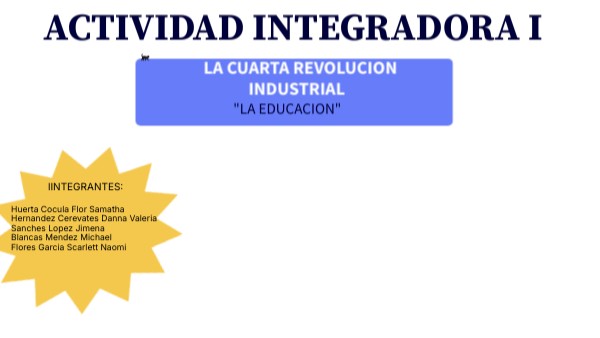 PRECENTACION- ACTIVIDAD INTEGRADORA I | Genially