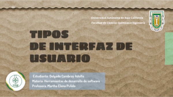 Tipos de Interfaz de usuario | Genially