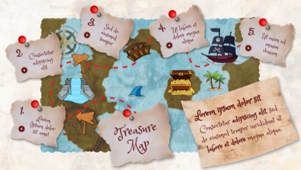 Treasure Map | Genially