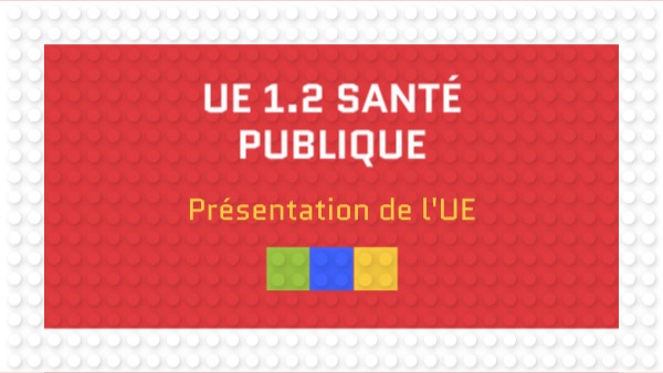 UE 1.2 Santé publique | Genially